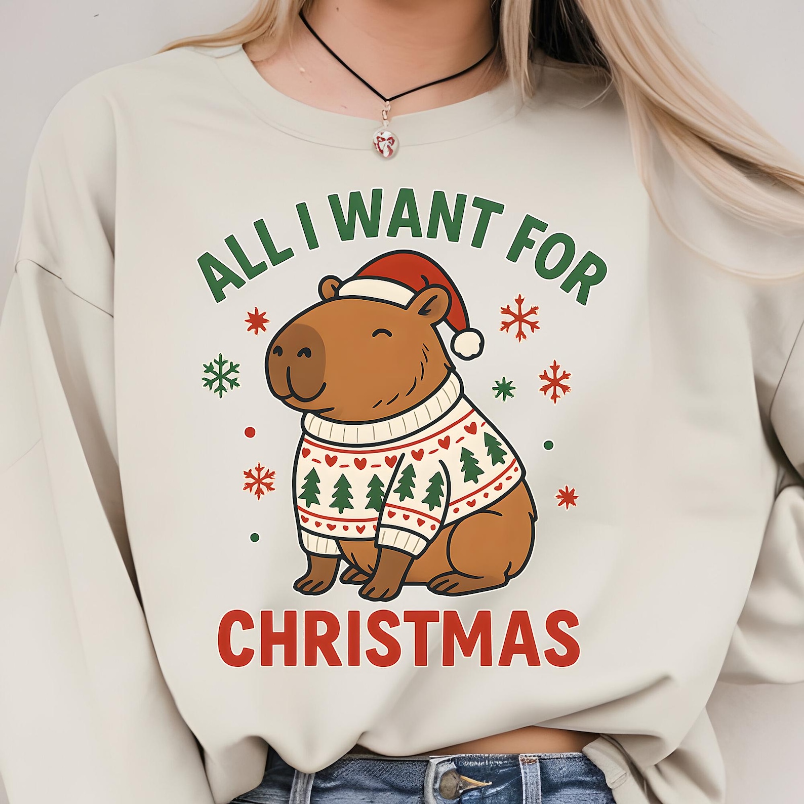Cute Capybara Christmas PNG, Christmas Png, Funny Holiday Capybara in ...