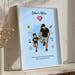 Custom Pixel Art Portrait, Personalized Dad & Child Portrait, Father's ...