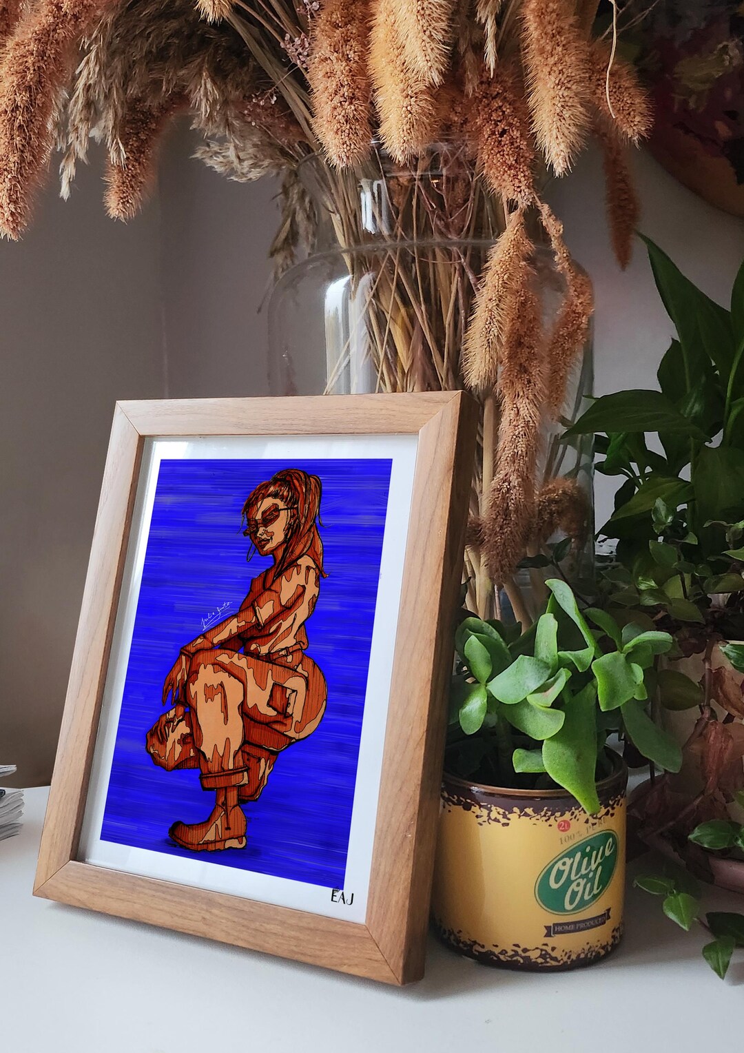 Power Posture / Photoshop / Digital Illustration / Hand Sketch Before ...