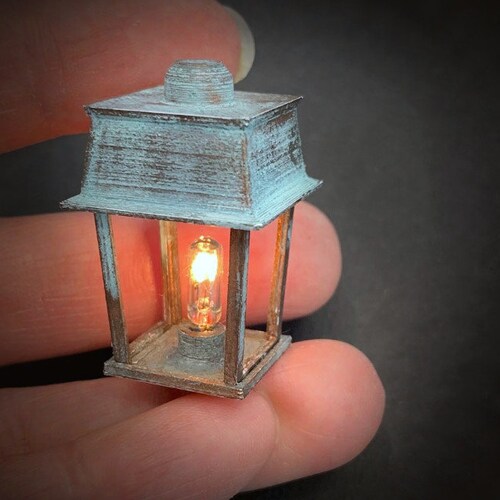 Dollhouse Miniature Old Style Garden Lights DIY Kit - Etsy