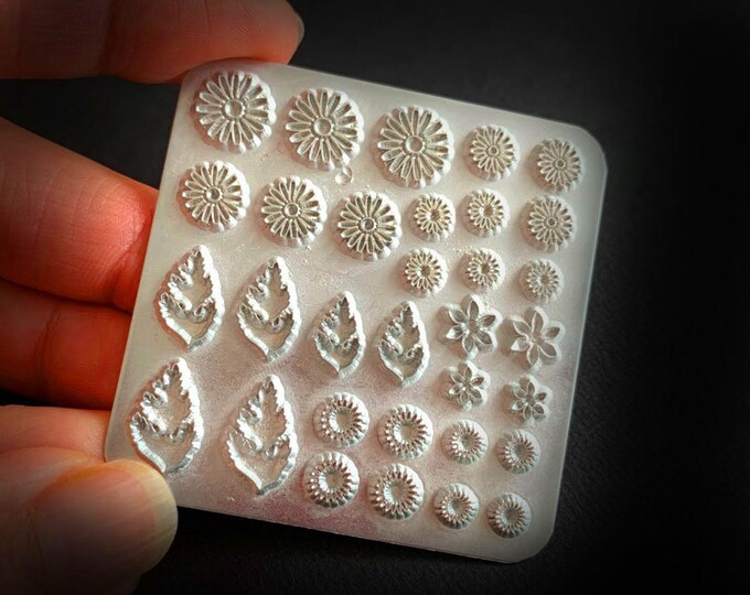 Miniature Gerbena Flower Cutter for Light Weight Clay air Dry Clay ...