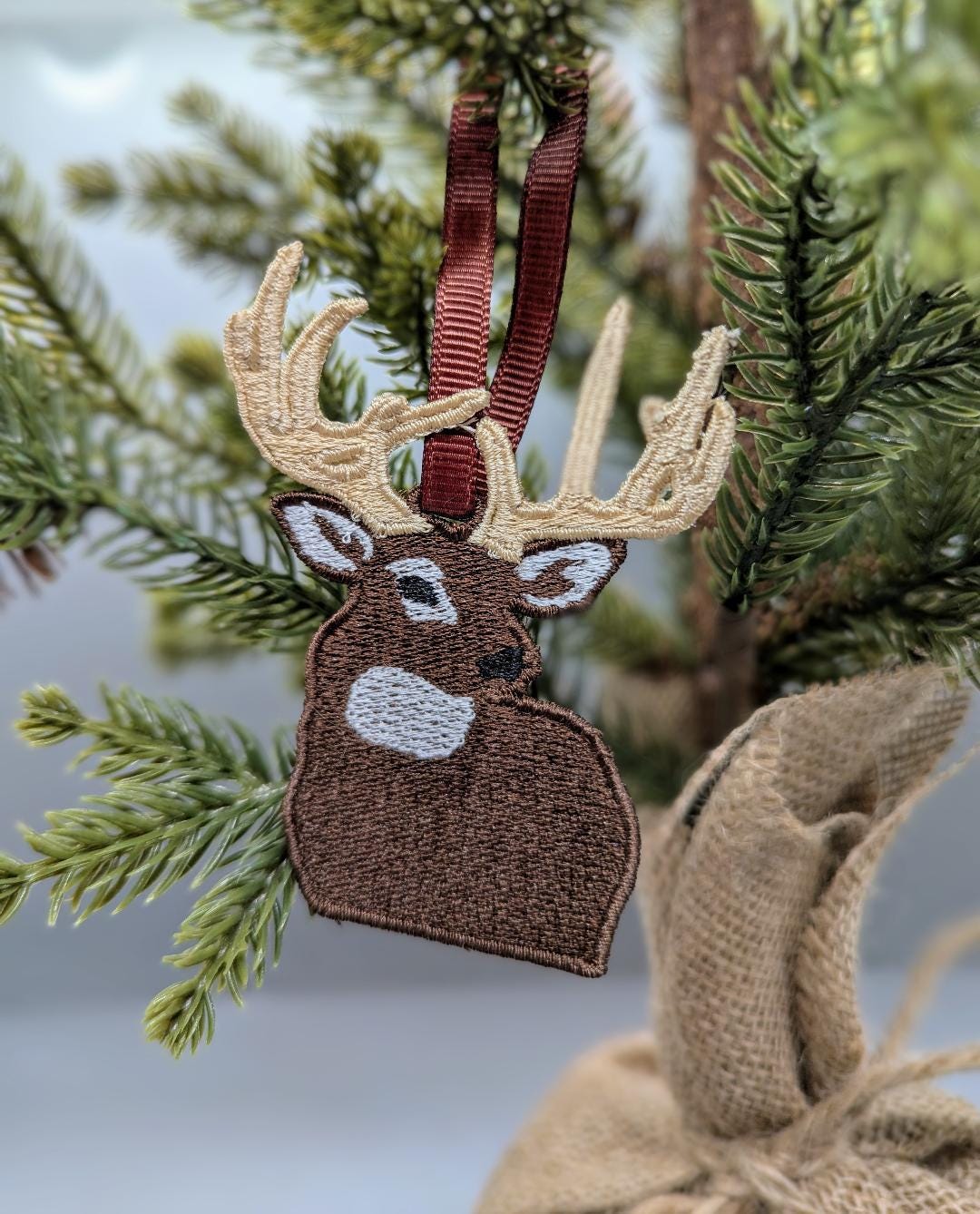 Whitetail Buck Ornament - Etsy