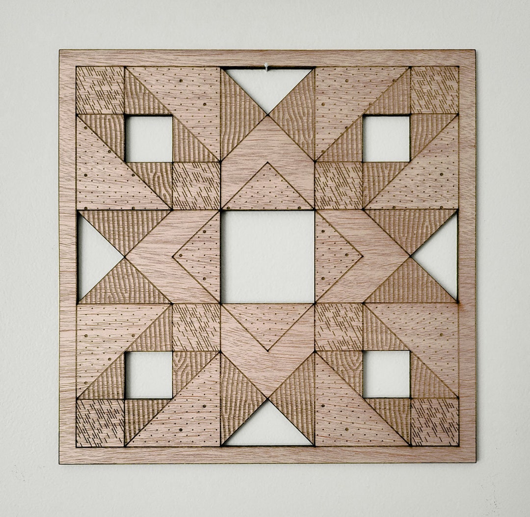 Wood Quilt Block Wall Art 3 | Quilter Home Decor, Modern Farmhouse ...