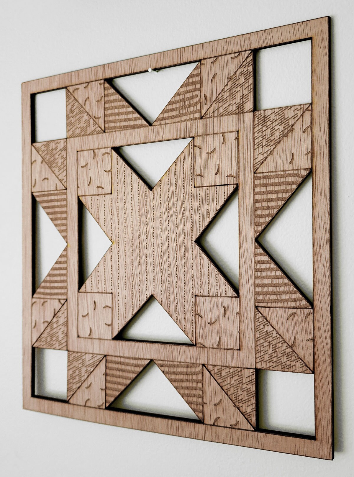 Wood Quilt Block Wall Art 2 Quilt Gift, Quilt Sign, Modern Farmhouse ...