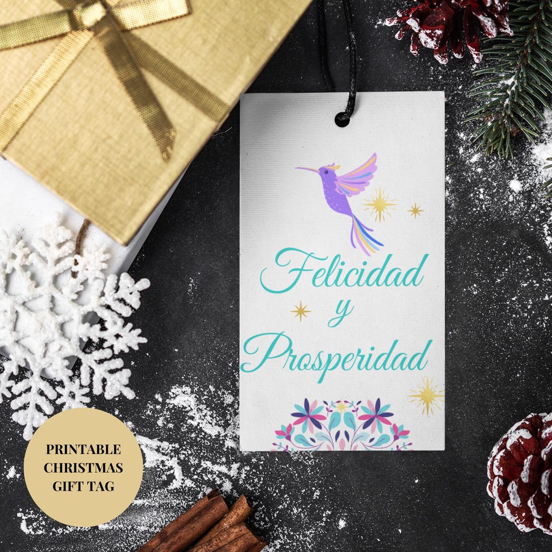 Feliz Navidad Christmas Tag, Etiquetas Para Imprimir, Printable ...