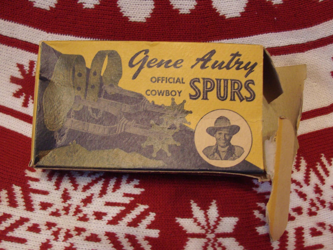 Gene Autry Toy Spurs in Original Box - Etsy