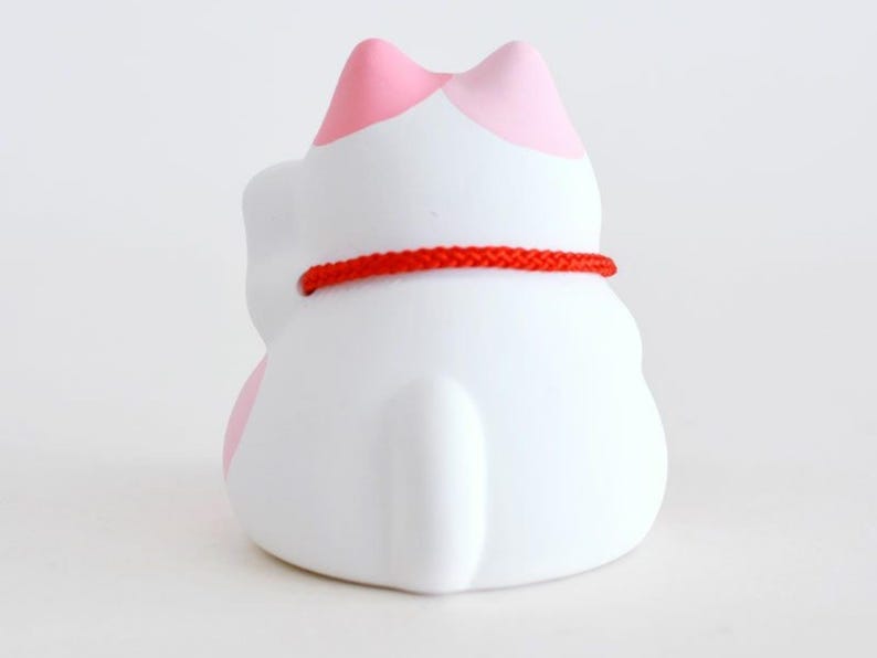Japanese Handmade Kawaii Lucky Maneki Neko,japanese Smiling Lucky Cat ...