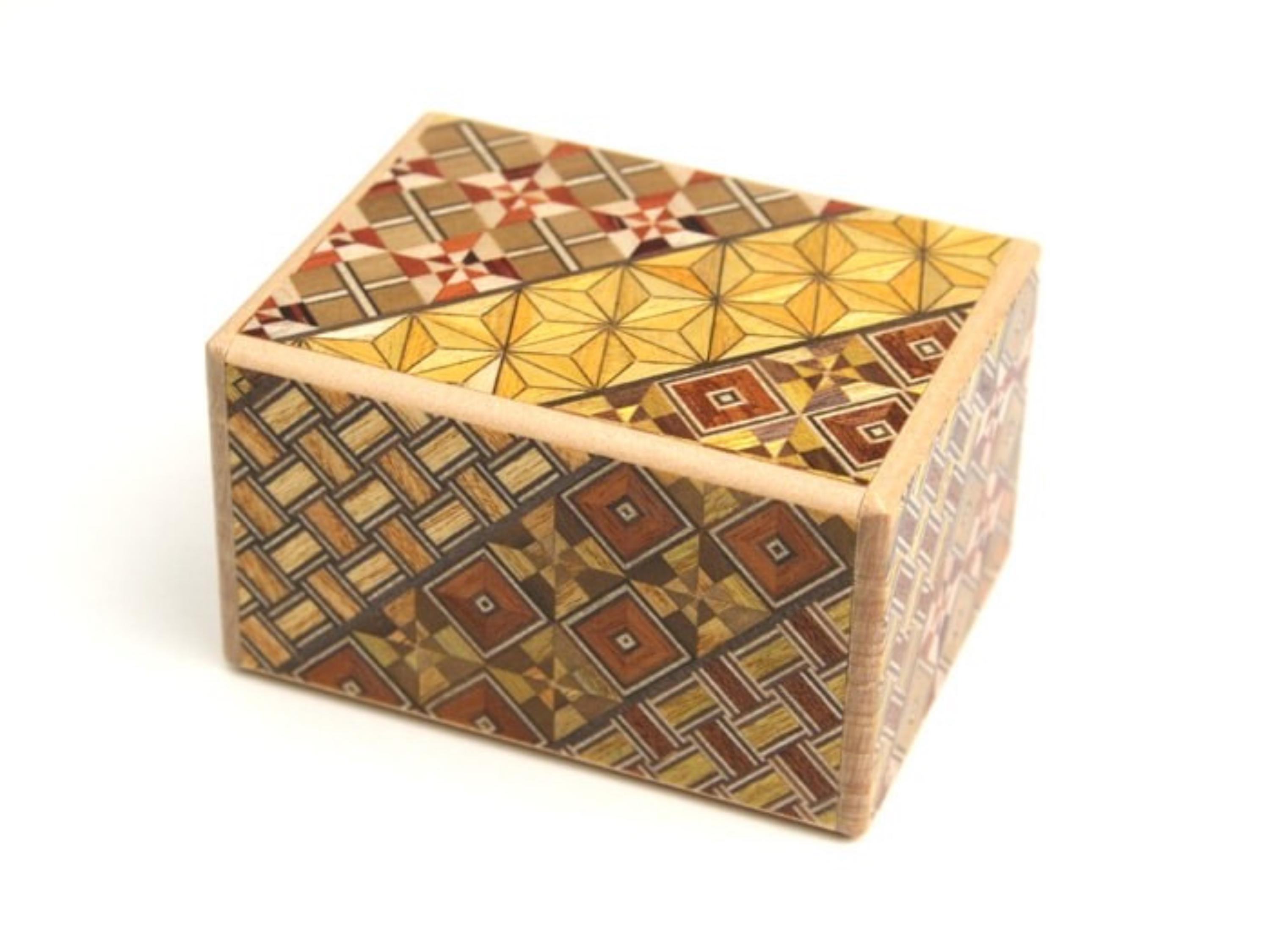 12 Step Japanese Handmade Wooden Puzzle Box for Adults,12 Step Wooden ...