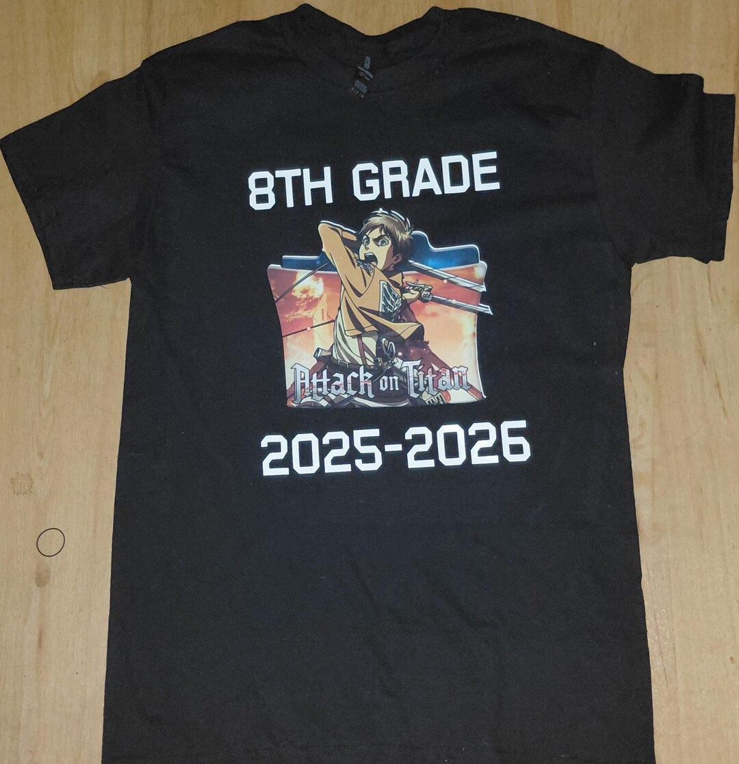 Custom School T-shirt: Personalized Grade & Design - Etsy