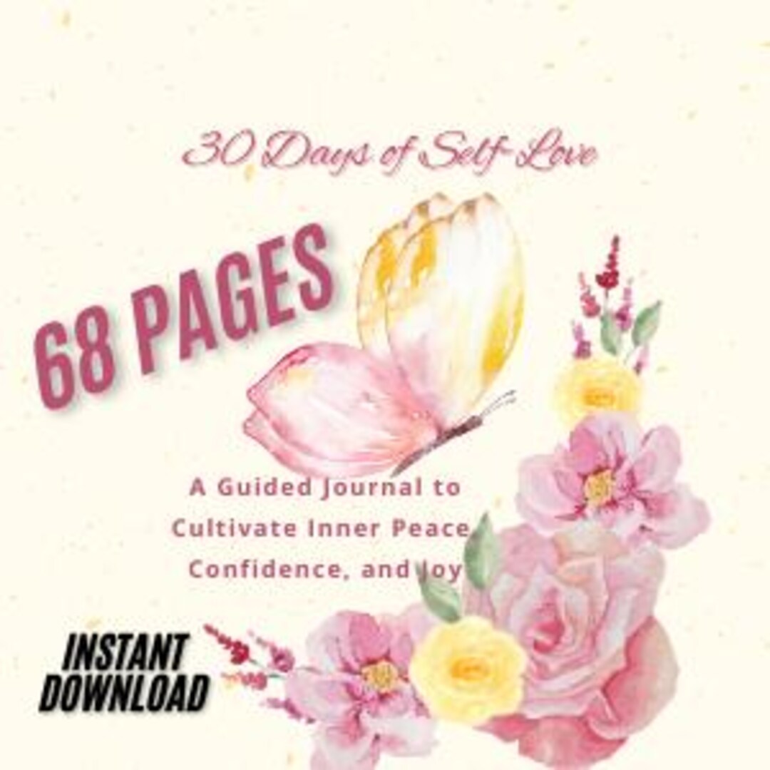 30 Day Self-love Guided Journal Daily Prompts Exercises Reflection ...