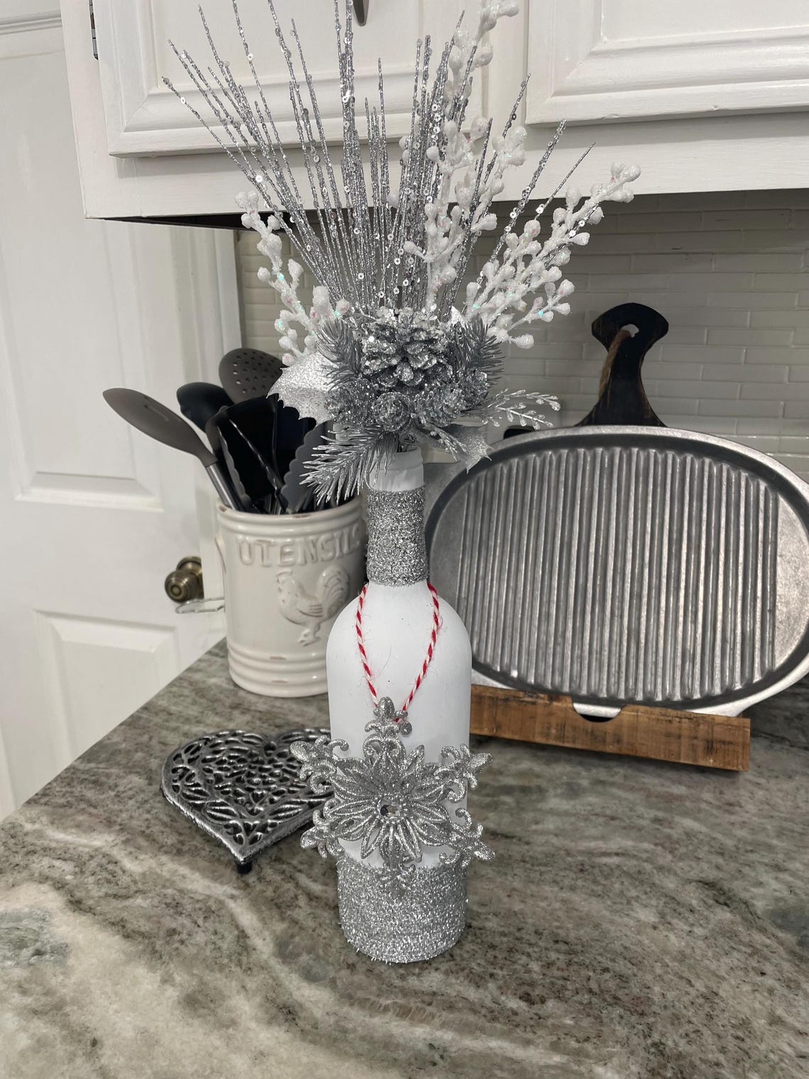 Decorative Wine Bottle Centerpieces - Etsy