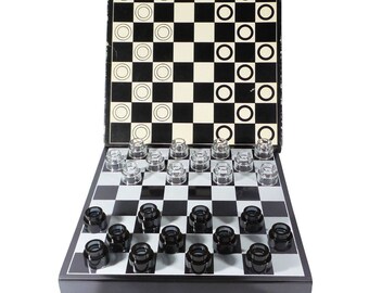 Acrylic Checkers - Etsy