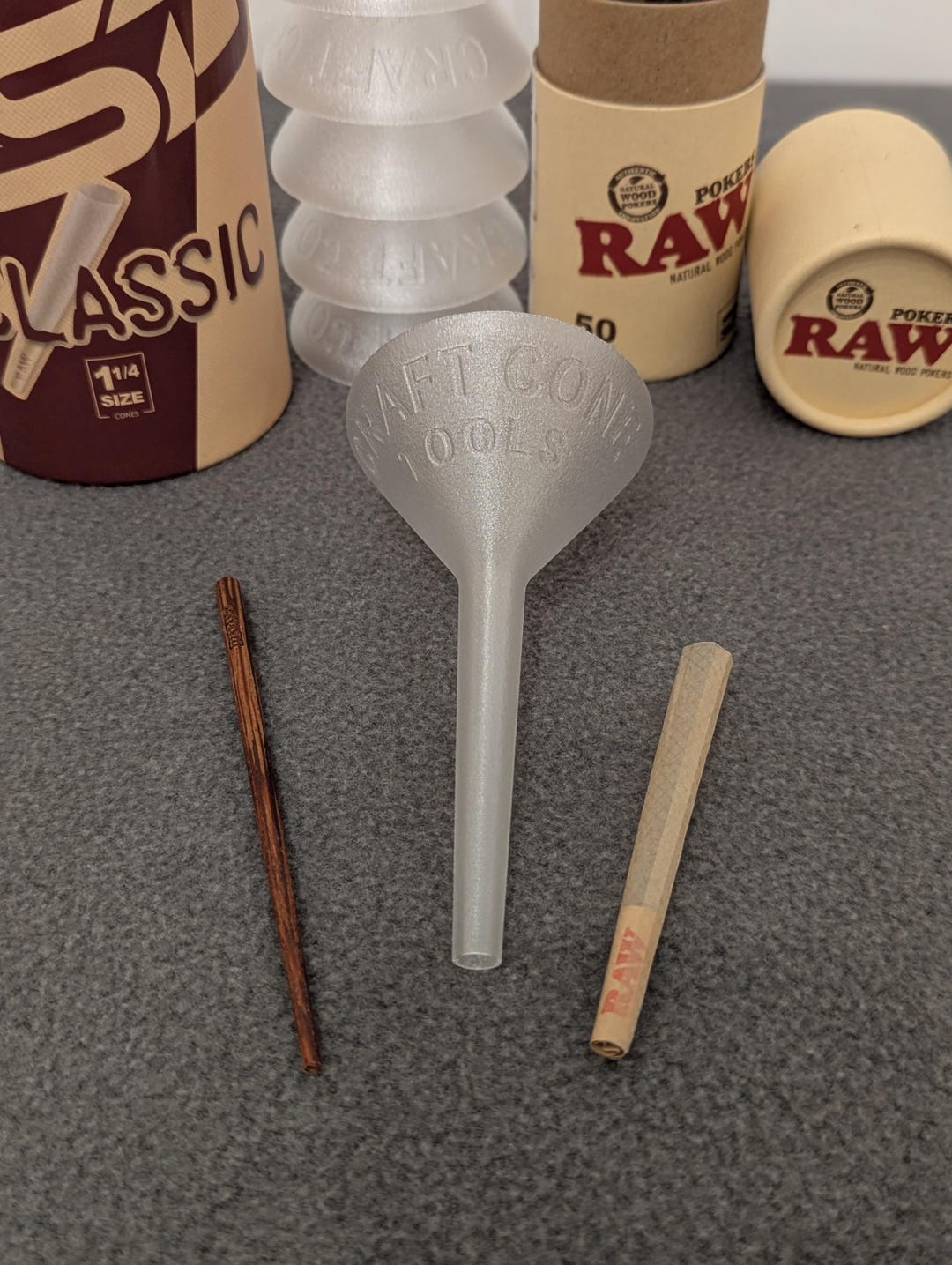 Smoking Cone Packer Tool for Preroll Preparation, Classic Cone Filler ...