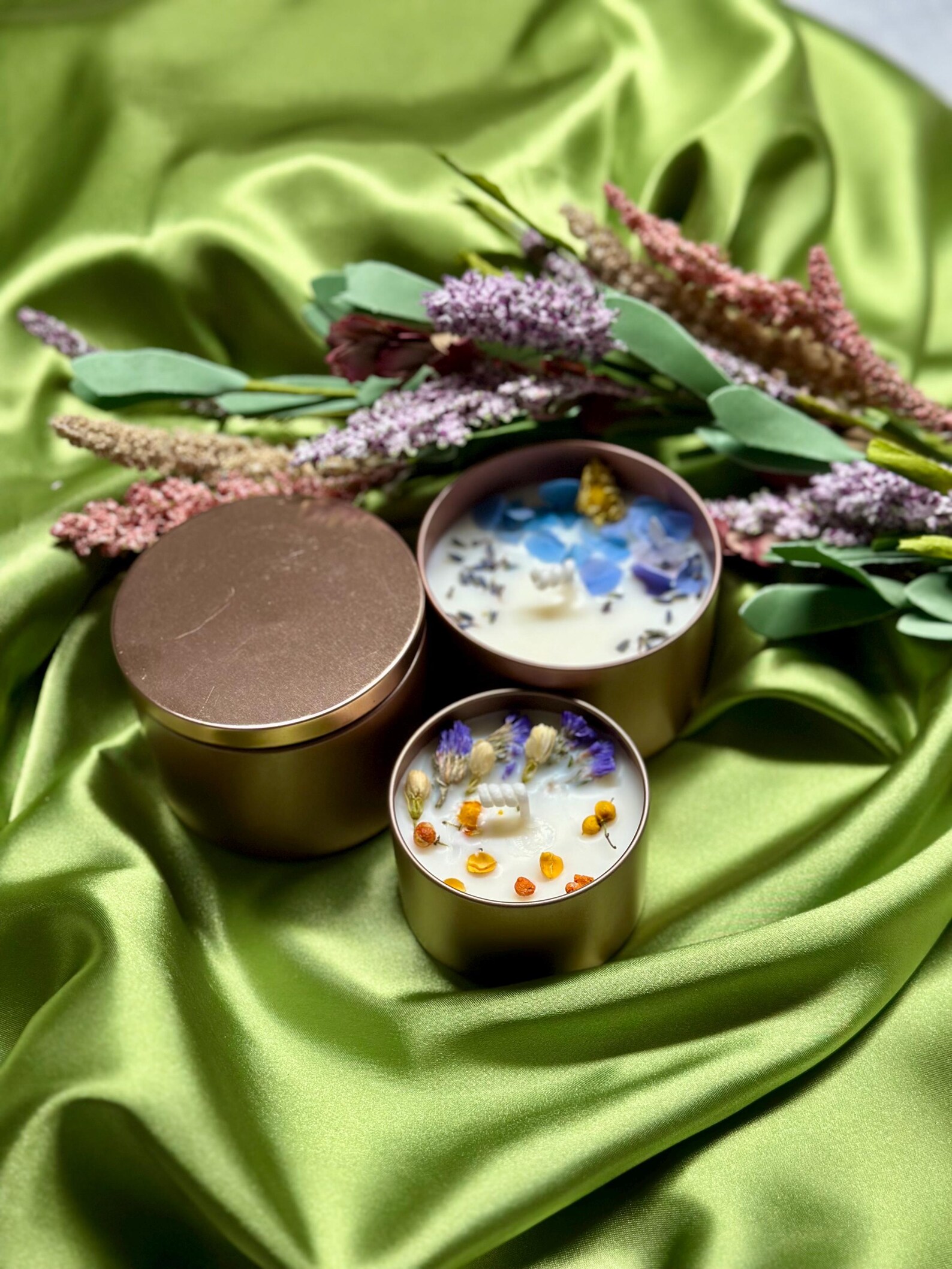 Botanical Tin Soy Candles - Etsy