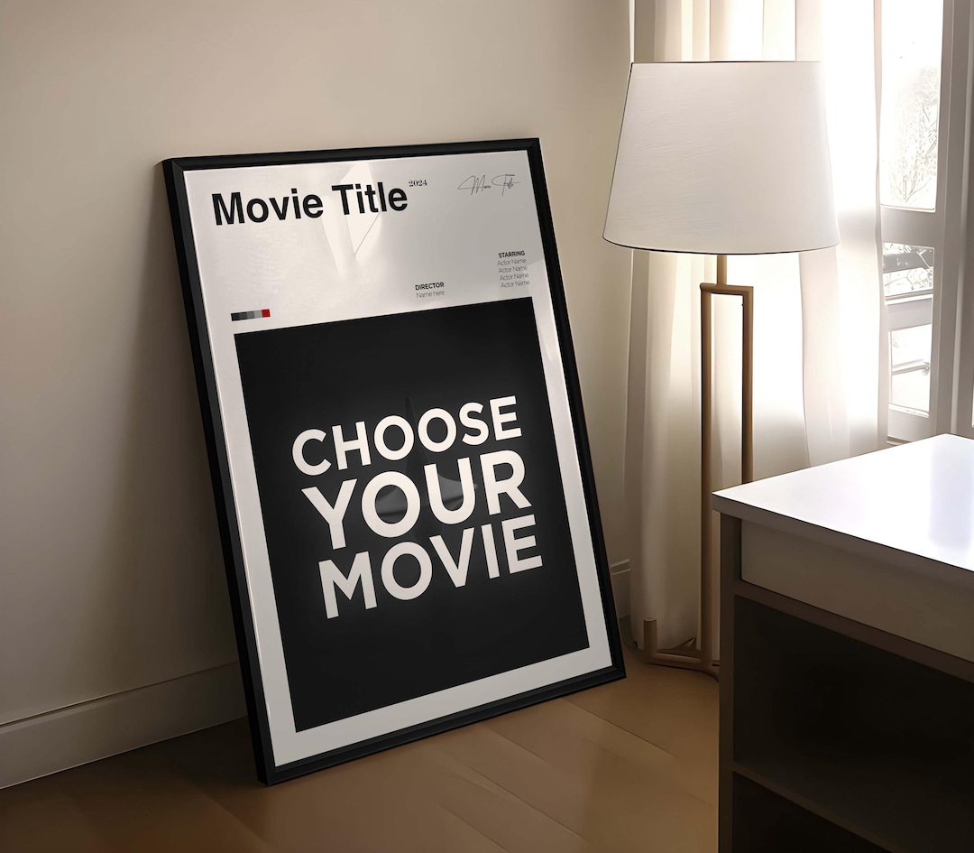 Personalized Movie Poster Custom Movie Posters Personalized Movie ...