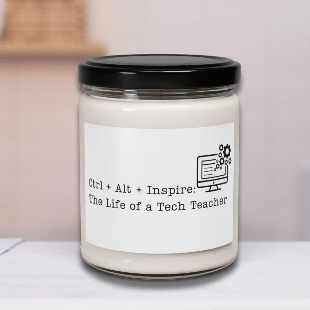 Tech Teacher Gift Computer Science Teacher Appreciation Scented Candle ...