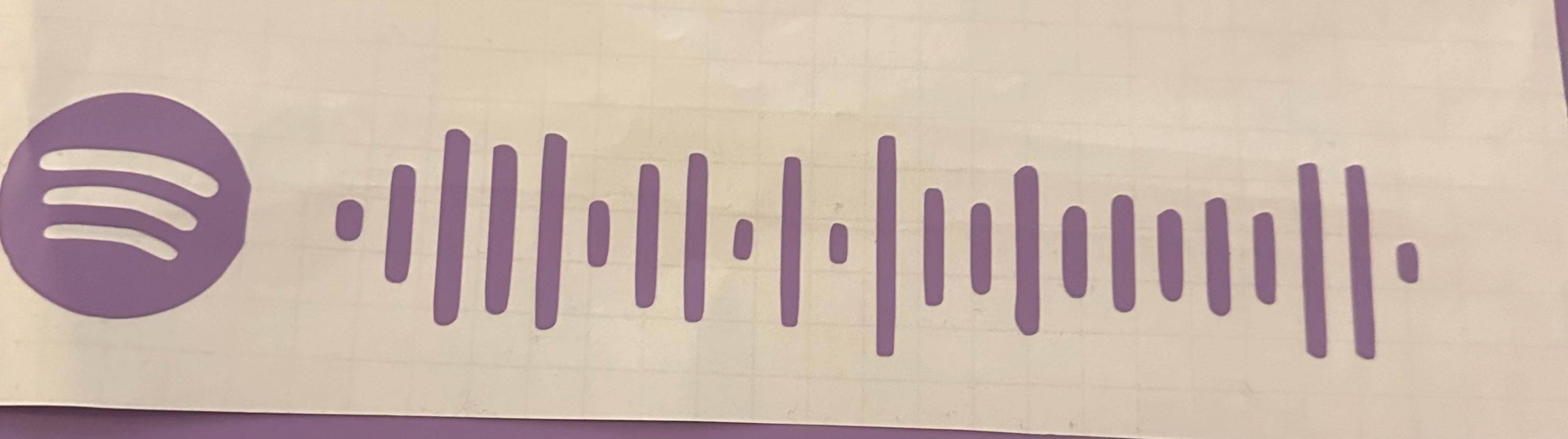 Your Own Spotify Code Decal - Etsy