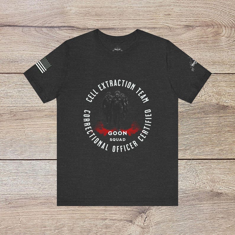 Goon Squad Correctional Officer Shirt, Prison Guard Tactical Tee ...