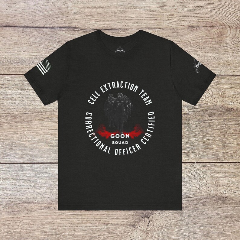 Goon Squad Correctional Officer Shirt, Prison Guard Tactical Tee ...