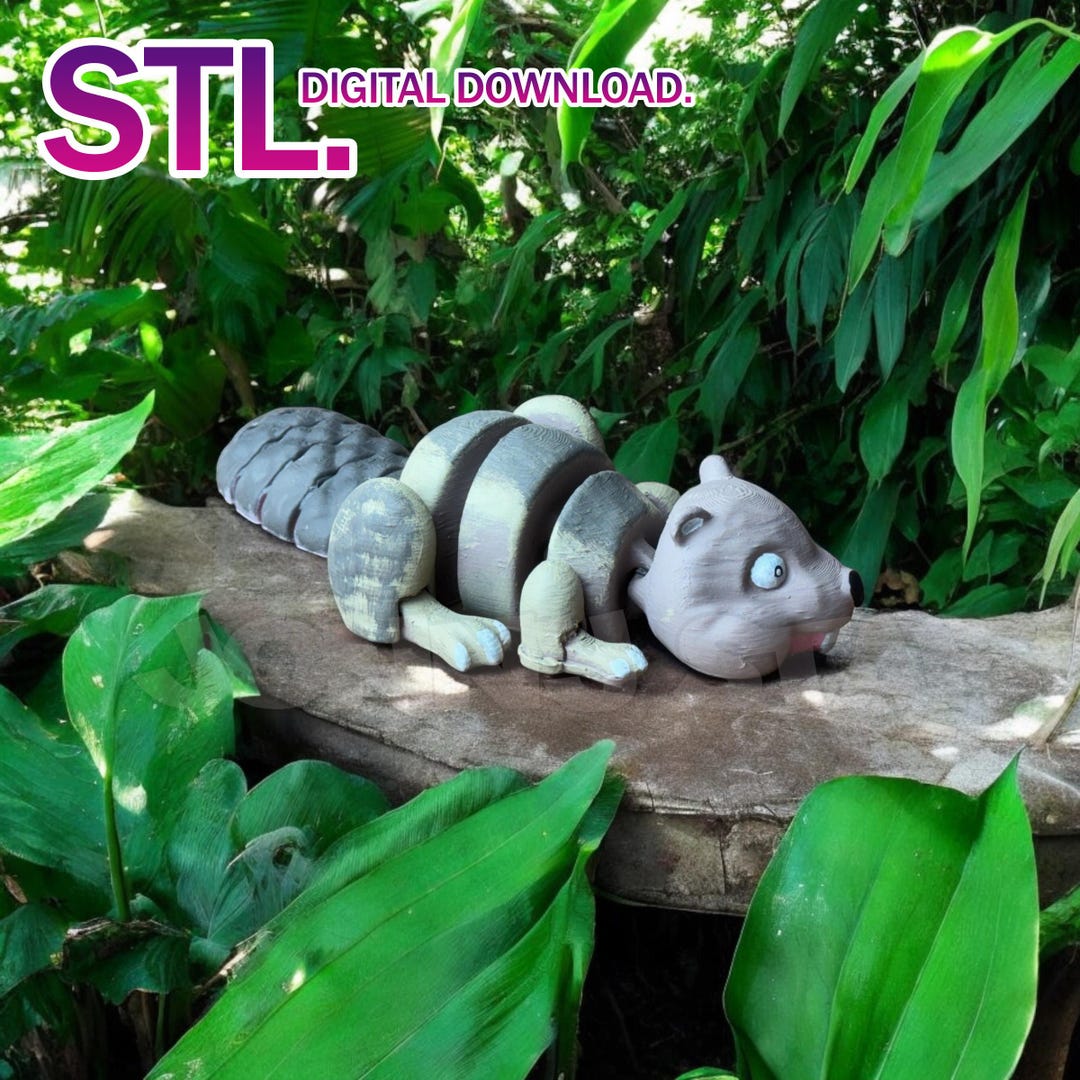 Cute Flexi Print in - Beaver STL File for 3D Printing - Etsy