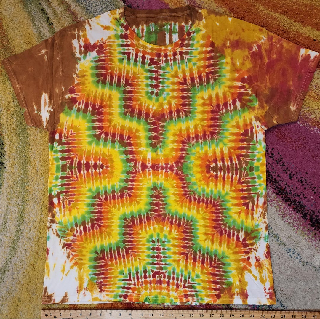 Rasta Rainbow Tie Dye T-shirt - Etsy