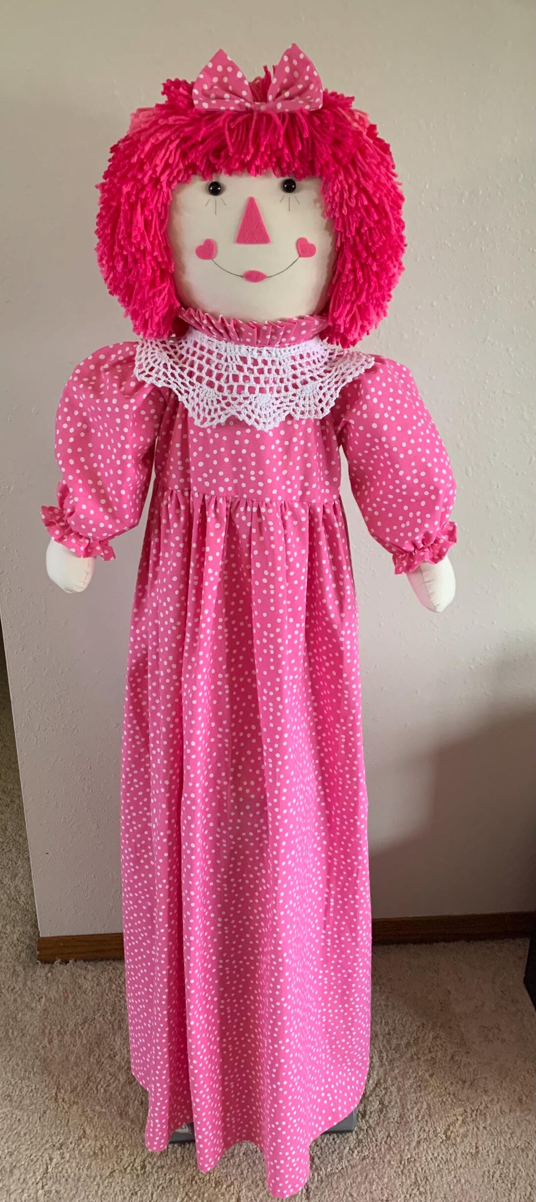 Raggedy Ann Doll Decorative Vacuum Cleaner Cover ~ CLASSIC - DOLL ...