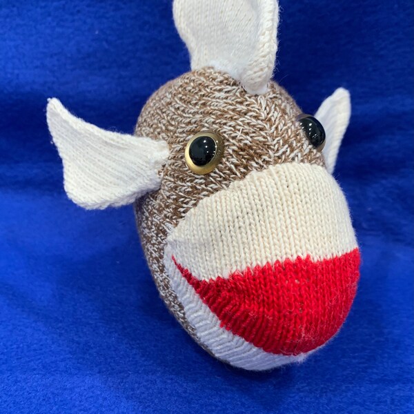 Sock Monkey Doll - Etsy