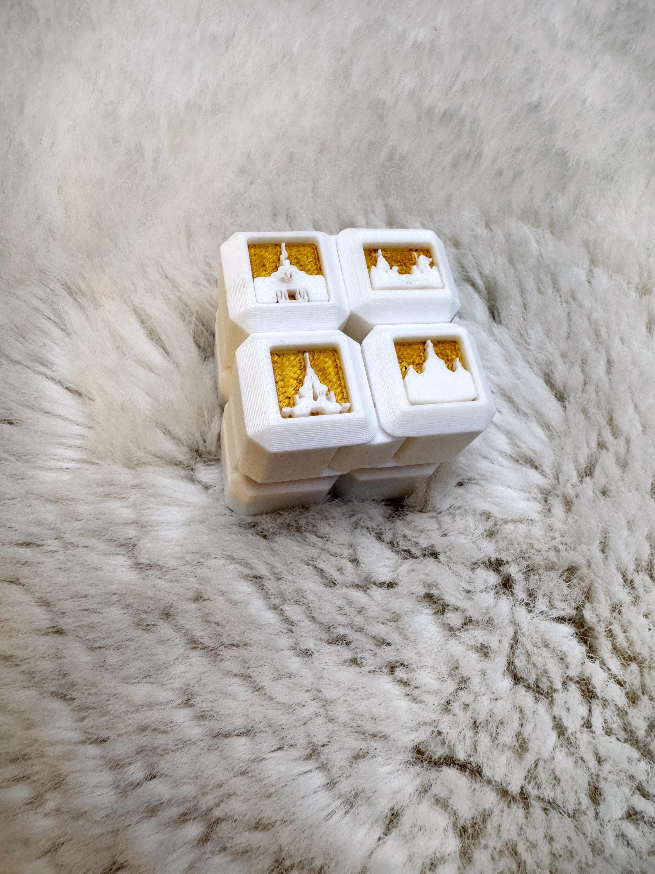 LDS Temple Infinity Cube Fidget Toy - Etsy
