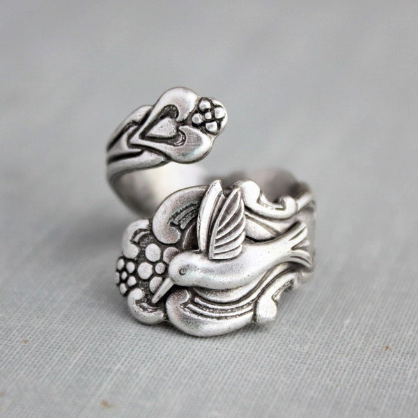 Heart Ring Sterling Silver Spoon - Etsy