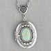 Mint Opal Locket Necklace. 8 Opal Colors to Choose From - Etsy