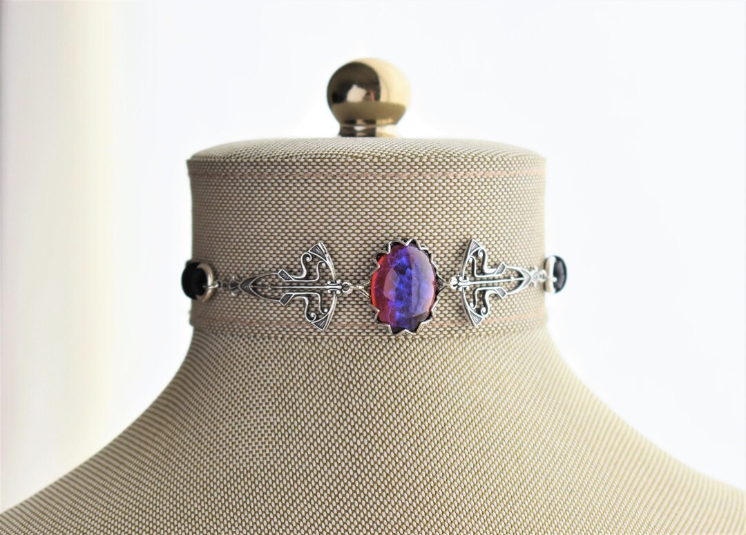 Dragons Breath Mexican Fire Opal Choker. Statement Choker. - Etsy
