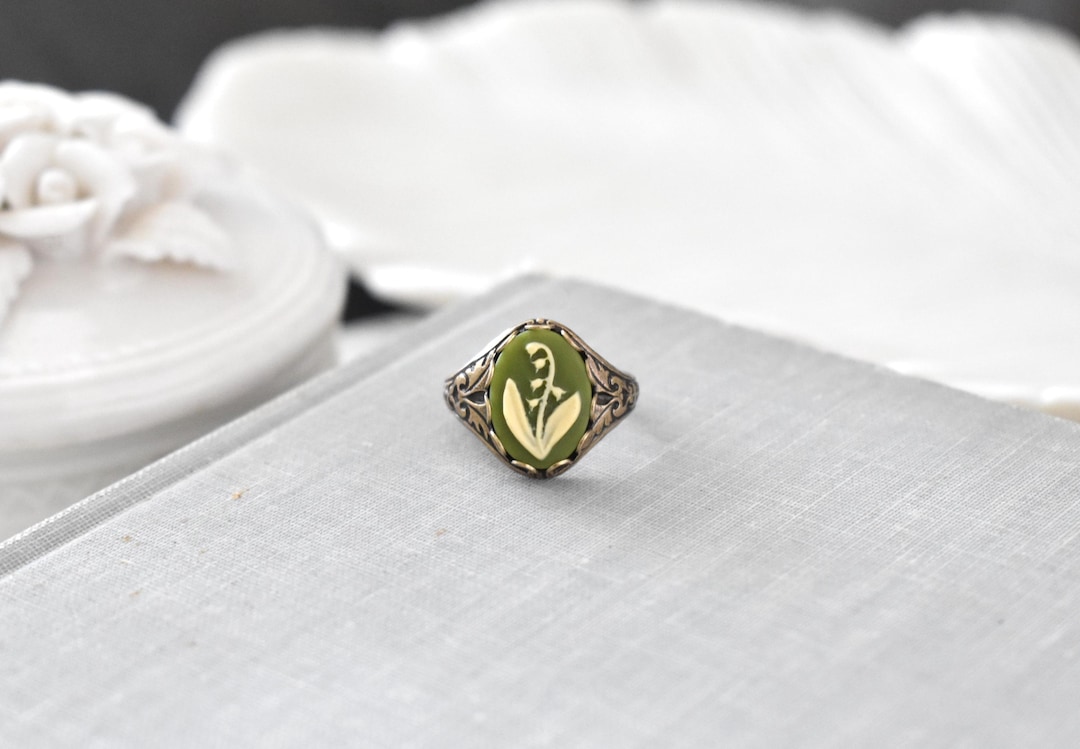 Lily of the Valley Ring - Etsy