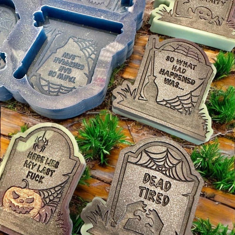 Tombstones Silicone Molds - Etsy