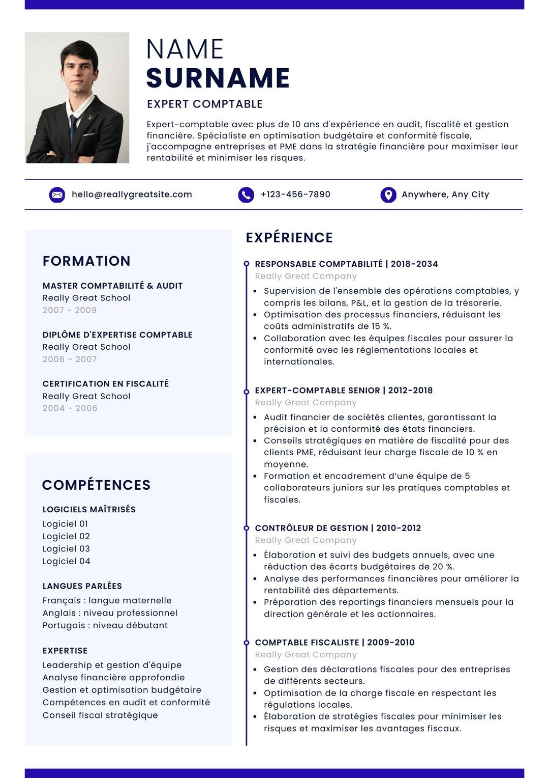 Editable Minimalist Professional Resume Template on Canva, Modern and ...