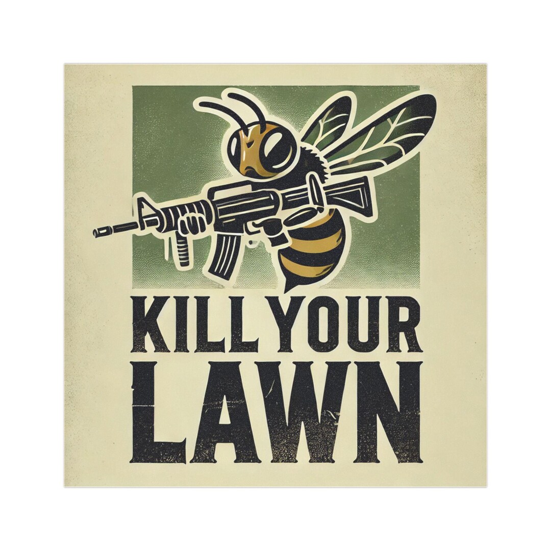 Kill Your Lawn Car Magnet for Rewilding Eco Activists - Etsy
