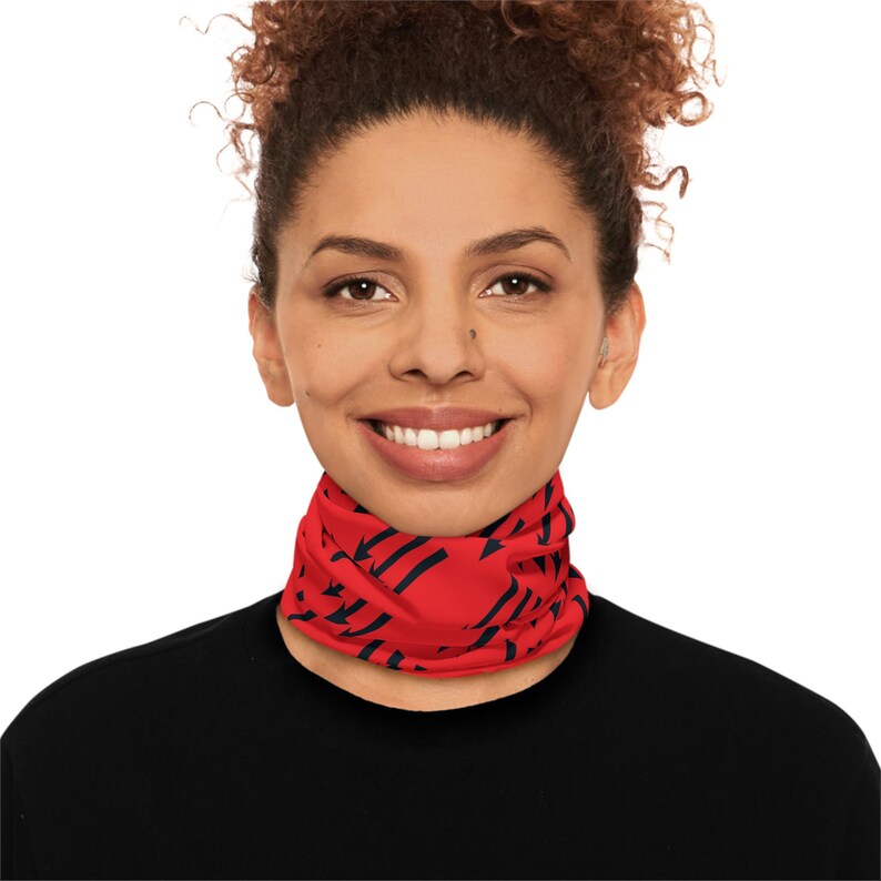 Three Arrows Anti-fascist Symbol Lightweight Neck Gaiter | Red - Etsy