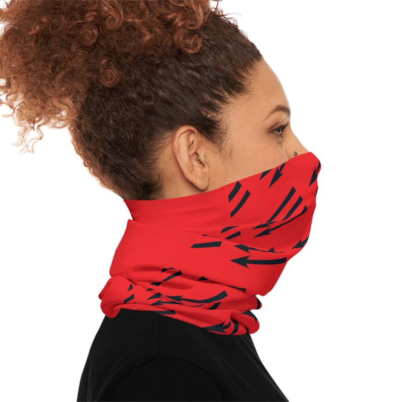 Three Arrows Anti-fascist Symbol Lightweight Neck Gaiter | Red - Etsy