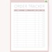 Business Operation Template, Custom Order Form, Order Form, Business ...