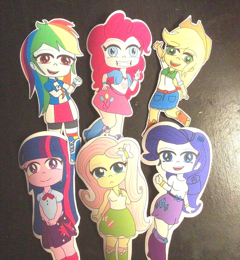 Mlp Equestria Girls Stickers - Etsy