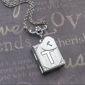 Initial Locket Necklace, Confirmation Locket, Personalized Jewelry ...