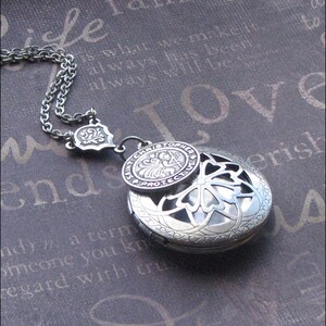 Saint Christopher Scent Locket, Locket Necklace, Aromatherapy Jewelry ...