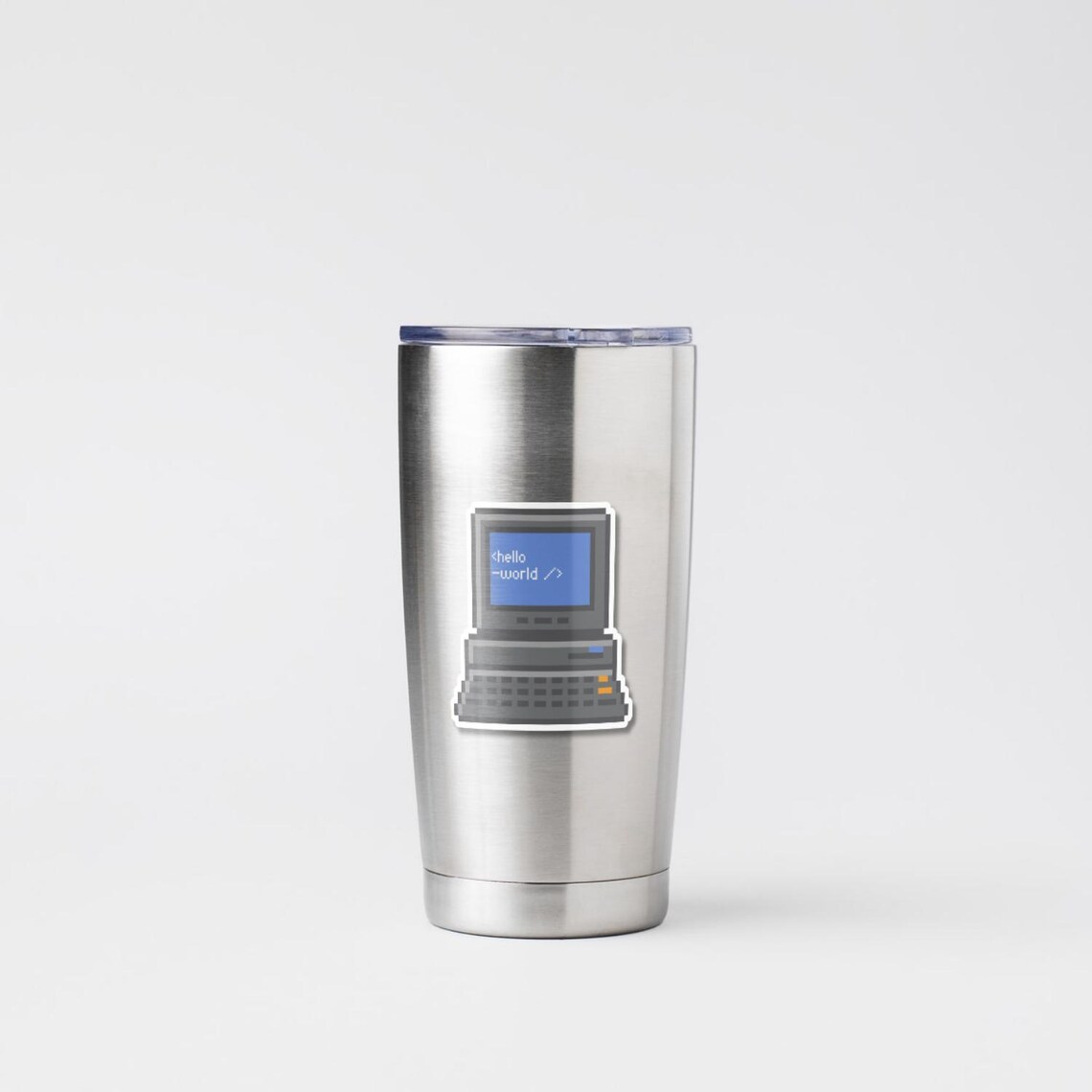 Hello World Sticker, Programmer Decal, Tech Gift for Him, Tech & Coding ...