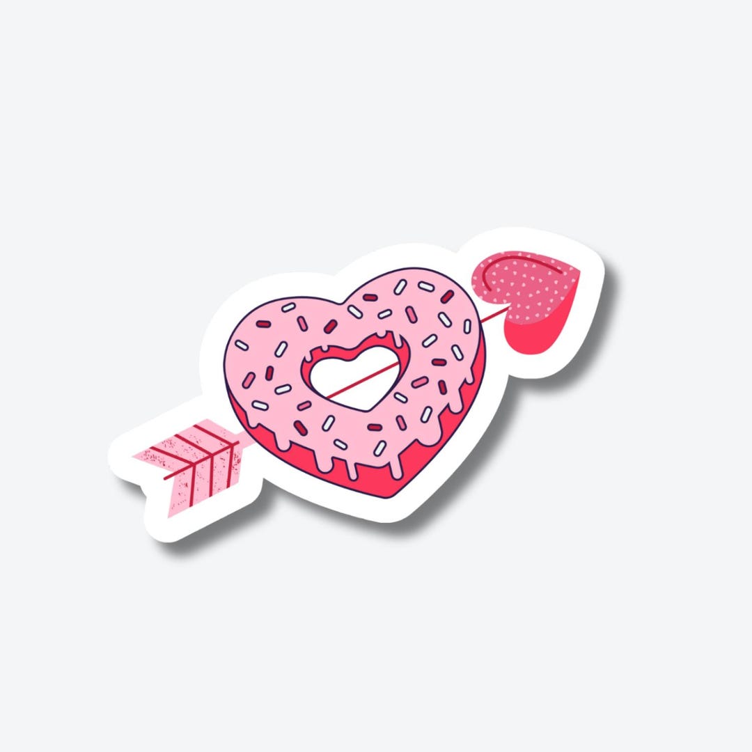 Cupid Sticker, Love Struck Sticker, Valentine's Day Sticker, Gift for ...