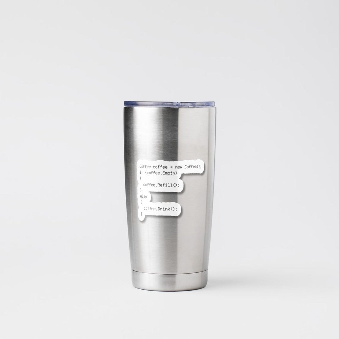 Code Sticker for Coffee Lovers, Coding and Coffee Sticker, Coffee ...