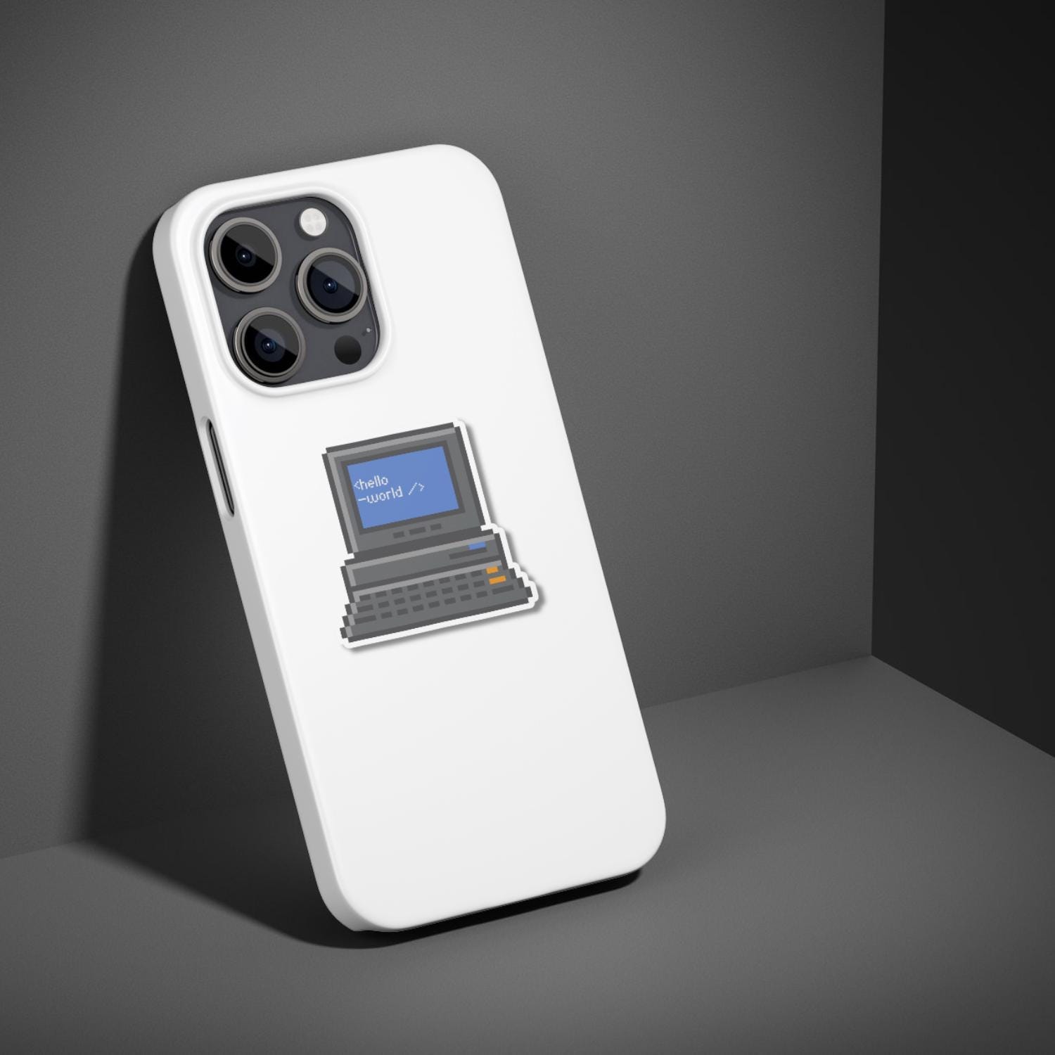 Hello World Sticker, Programmer Decal, Tech Gift for Him, Tech & Coding Sticker, Coding Sticker ...