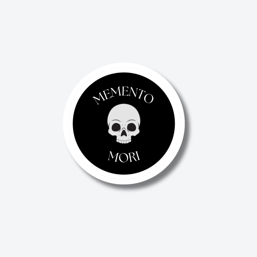 Memento Mori Sticker, Stoic Stickers, Stoicism, Stoic Merch, Philosophy ...