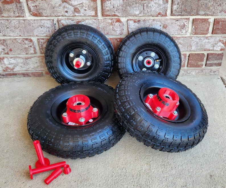 Peg Perego Front & Rear Wheel Kit – 2x10 and 2x13 Tires W/ ABS-GF ...