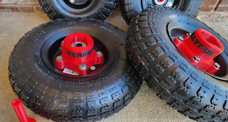 Peg Perego Front & Rear Wheel Kit – 2x10 and 2x13 Tires W/ ABS-GF ...