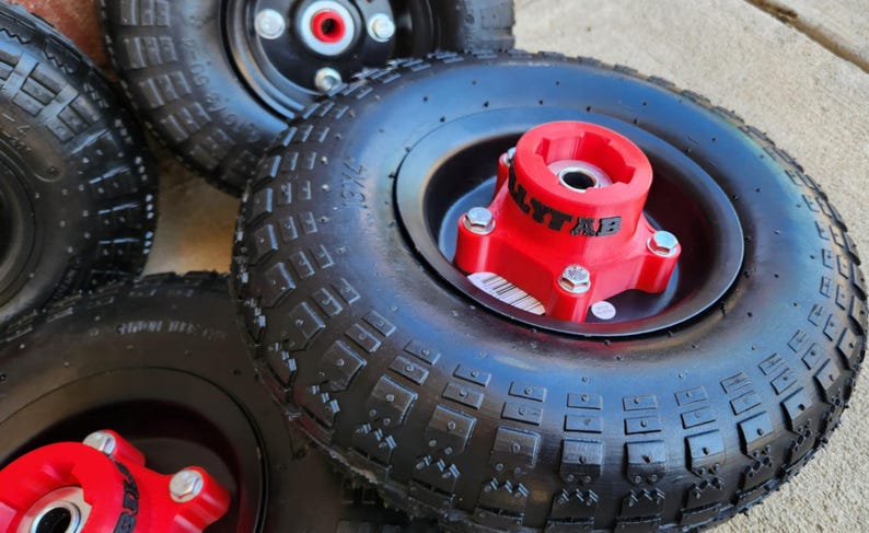 Peg Perego Front & Rear Wheel Kit – 2x10 and 2x13 Tires W/ ABS-GF ...