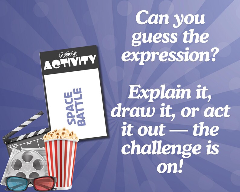 Movies Activity Game Printable | Activity Party Game | Movies Theme ...